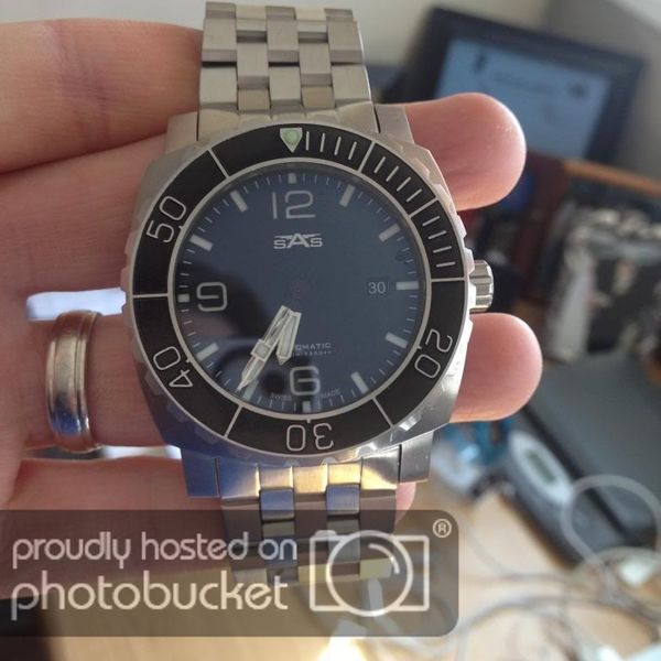 SOLD : sAs Sea Classic white lume that glows blue, complete with extra ...