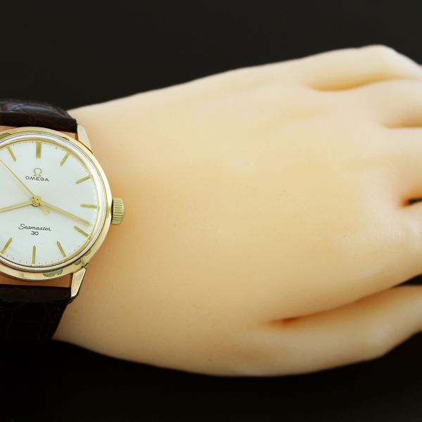 Vintage 1963 Omega Seamaster 30 135.007-63 Cal 286 35mm Gold Filled ...