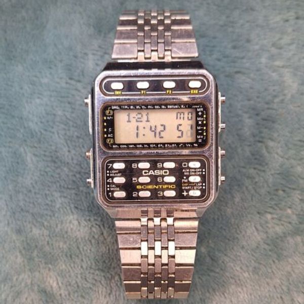 Casio CFX-200 Scientific Calculator 197 Rare Vintage Men's Watch ...