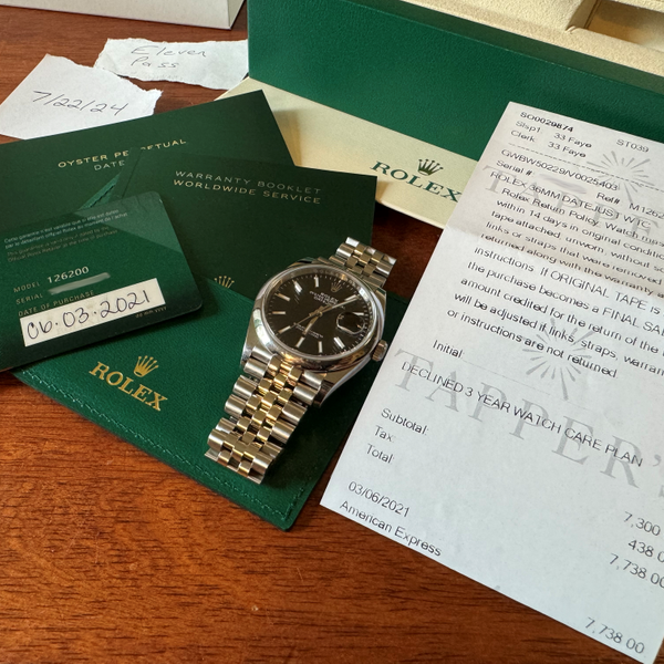 Rolex Datejust 126200 - Full Kit (Local Only - Meet in DC area ...