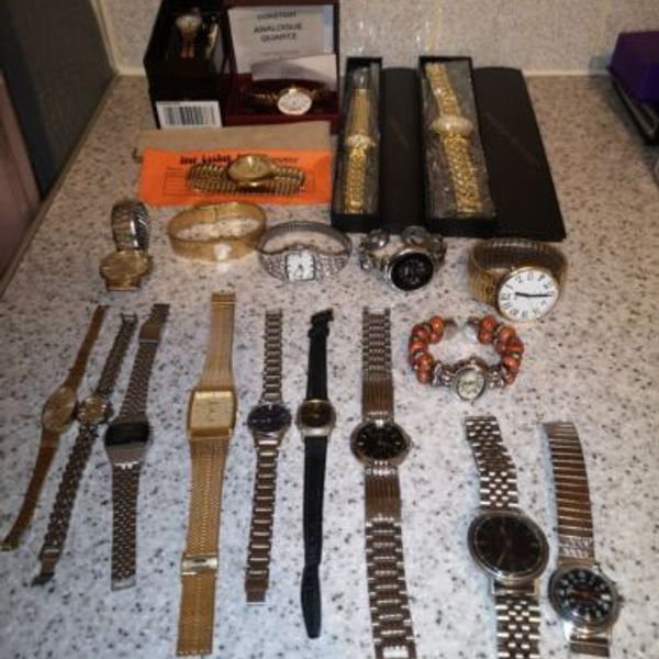 Job Lot / Bundle Of 20 Watches Seiko, Sekonda, Shivas, Vibe And More ...