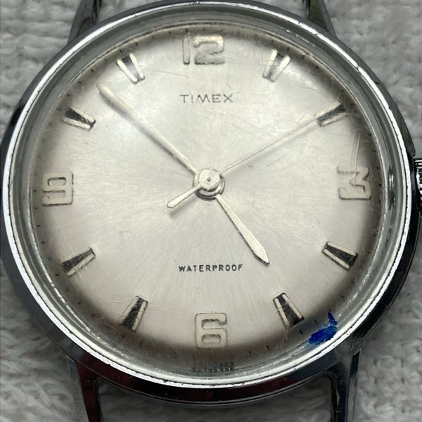 (2) Vintage Quartz Watch Faces Timex Marlin? No Band Japan Movt ...