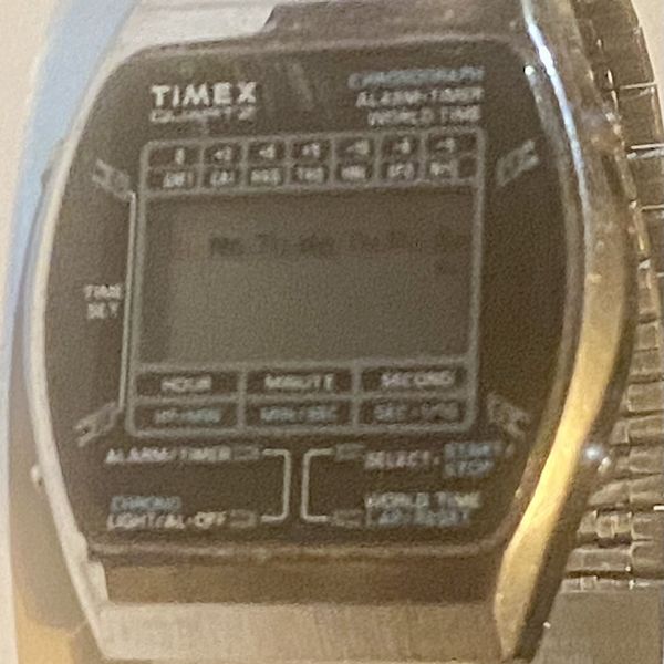 vintage mens timex quartz digital watch | WatchCharts Marketplace