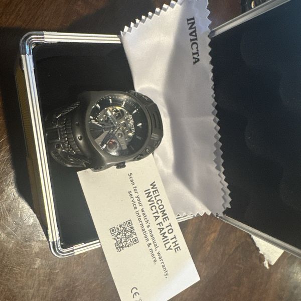 Invicta artist skull 48mm automatic skeletonized bracelet watch ...