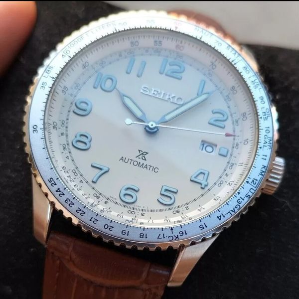 Rare Seiko STPB59K1 Prospex Sky Navitimer Automatic Pilot Mens Watch ...