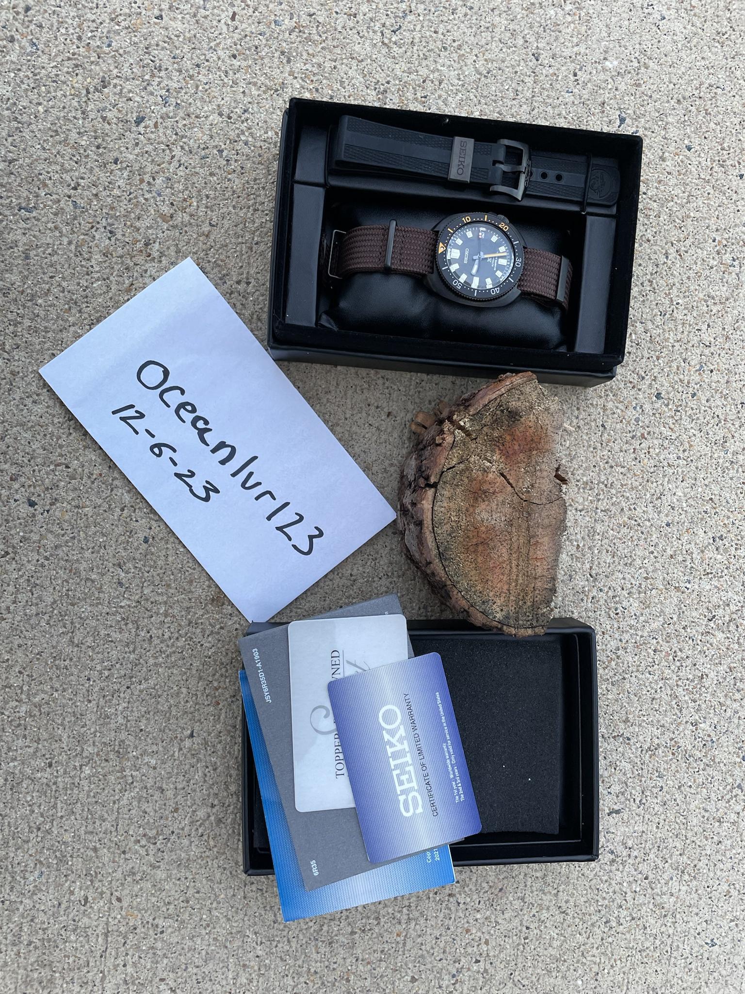 [WTS] Seiko SPB257 “Dark Willard” $735 full kit | WatchCharts Marketplace