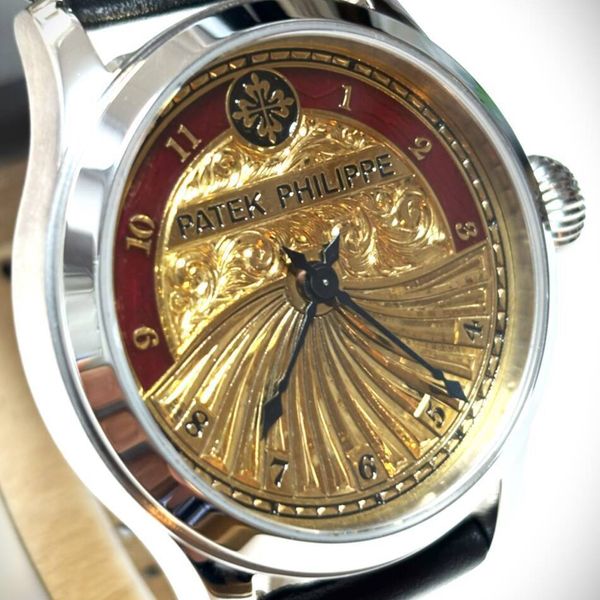 PATEK PHILIPPE Marriage Watch 42mm Antique Skeleton Wrist Watch 1900s ...