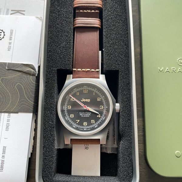 Marathon Watch 41MM JEEP WILLYS SSGPM OFFICER'S MECHANICAL Brand New ...