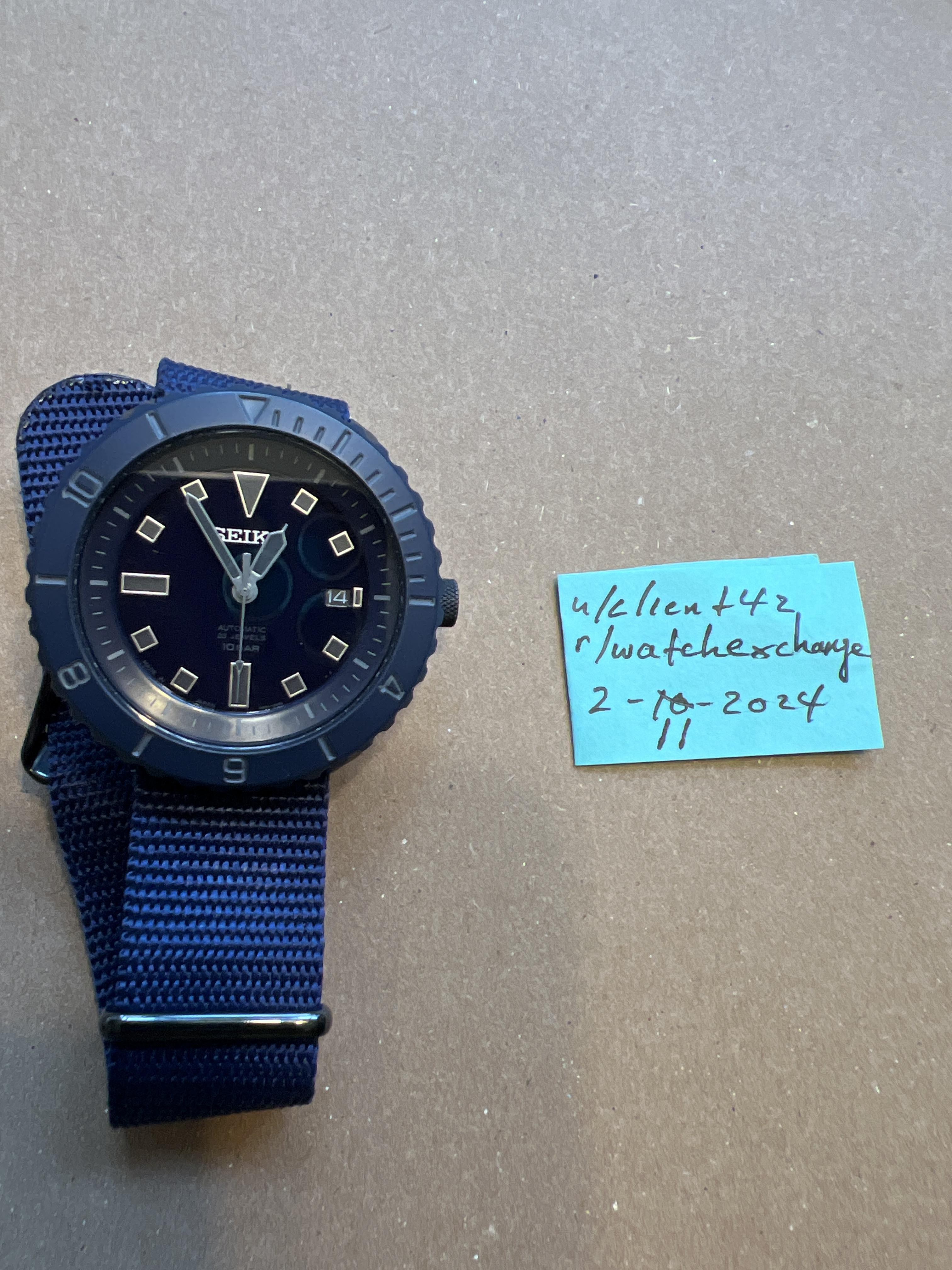 [WTS] Seiko x Nano Universe Spirit SCVE033 4R35 JDM Blue Ghost ...