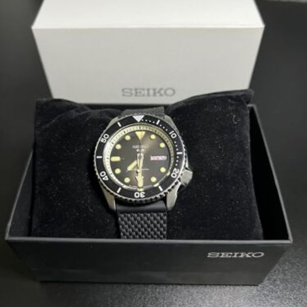 SEIKO 5 Sports SRPD95 Day Date Black AT Men's Watch | WatchCharts ...
