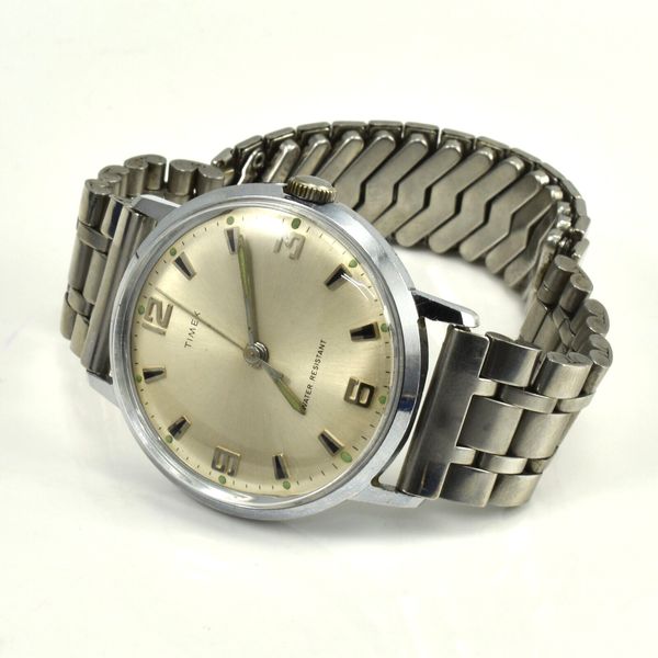 Vintage 1970 Timex Marlin Waterproof Men Watch Serviced Keeps Time ...