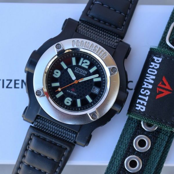 Citizen Promaster Super Tough Eco Drive B872-H21939 PMX56-2581 May 1999 ...