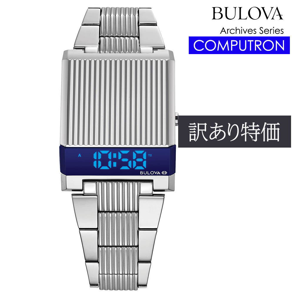 [With translation] Bulova watch BULOVA watch men's digital watch LED ...
