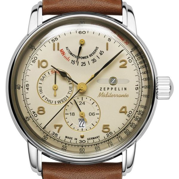 Zeppelin Men's Watch Automatic Mediterranean 96905 with Power Reserve ...