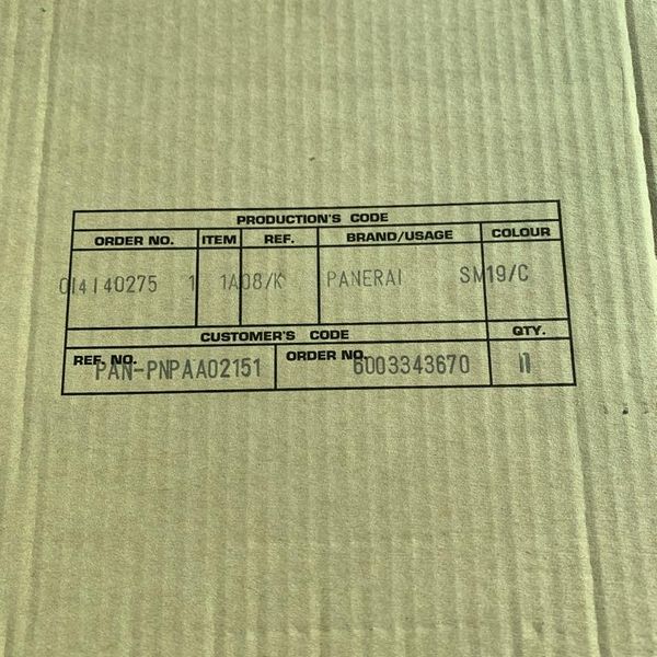 FS Panerai 375 PAM00375 Black Fiddy Luminor 1950 Composite ...