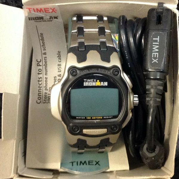 TIMEX DATA LINK USB IRONMAN TRIATHLON T5C291 WRIST WATCH FOR MEN - NEW ...