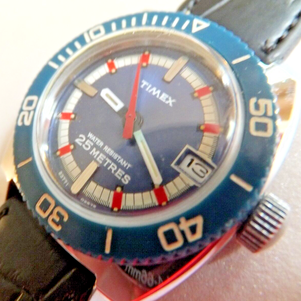 1975 Timex "Sprite" Manual Winding Divers Watch | WatchCharts Marketplace