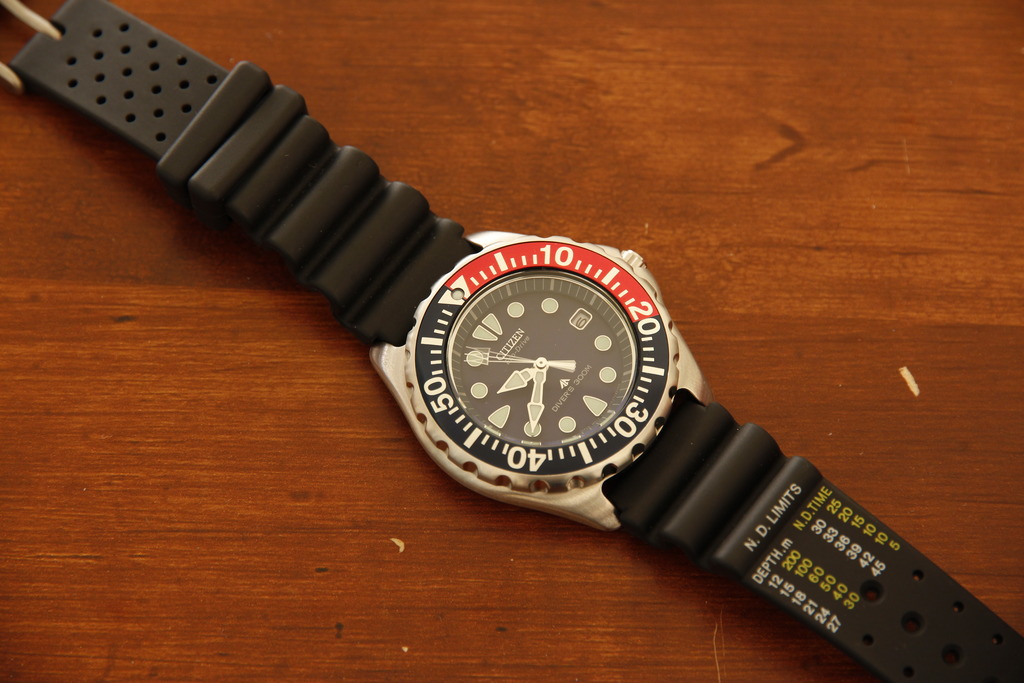 FS: REDUCED: Citizen Promaster BN0001-01L Pepsi Eco-Drive Diver ...