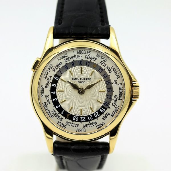 FS: Patek Philippe ref 5110 j World time 18k yellow gold with box and ...