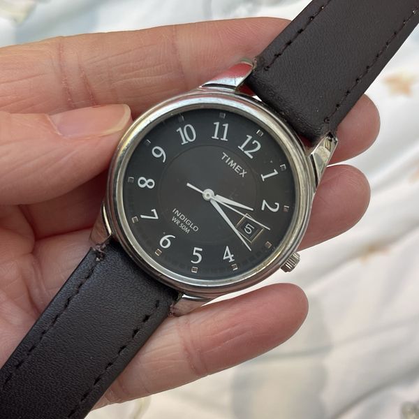 Timex Indiglo Wr50m Mens Quartz Watch With Date V9 | WatchCharts ...