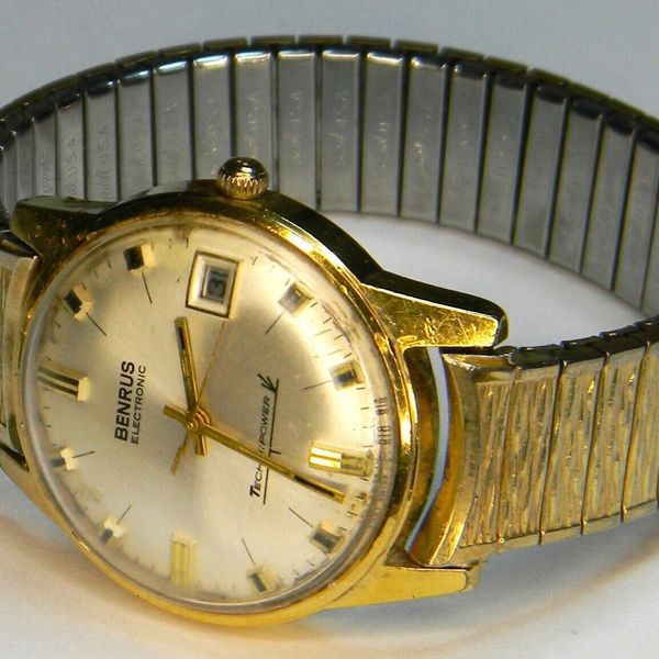 Vintage Benrus Electronic Technipower Men's Wristwatch for Parts or ...