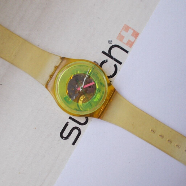 SWATCH " TECHNO SPHERE " '85 EXCELLENT VINTAGE WOW RARE L@@K & READ ...