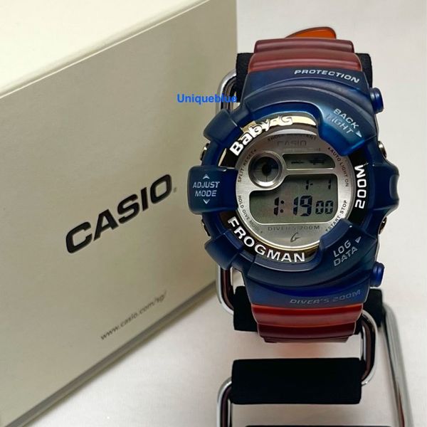 “Sold” Casio Baby-G Frogman Manta Ray Collab G Shock Diver Watch Blue ...