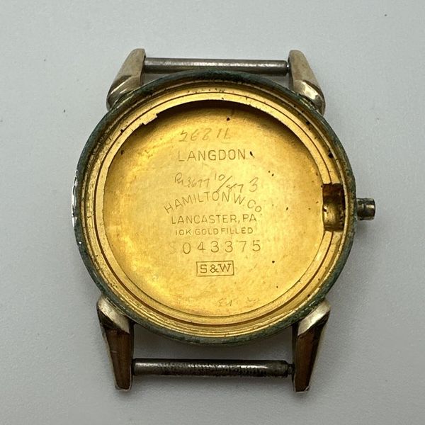 Vintage Hamilton Langdon Watch 747 Movement Running 1950s | WatchCharts ...