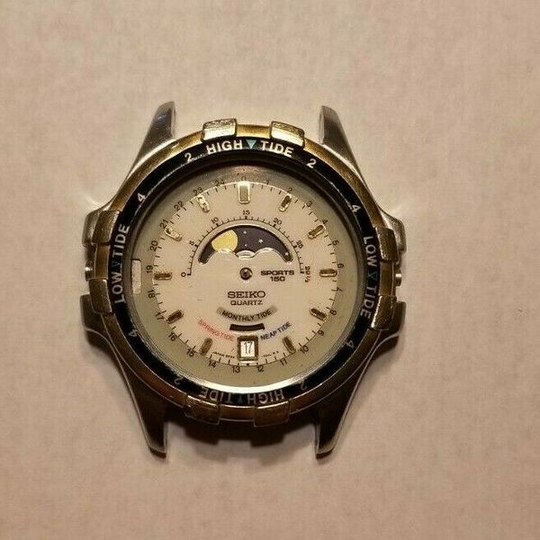 Seiko Tidemaster 6F24-7019 Project parts watch RARE tide master ...
