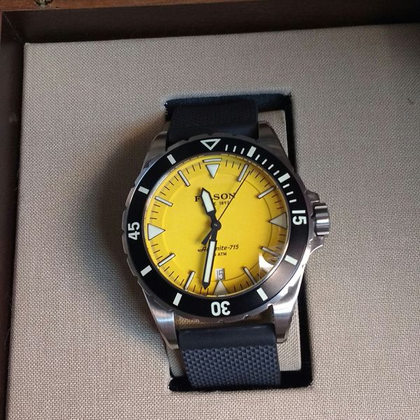 FSO: Filson/Shinola Dutch Harbor Diver Yellow | WatchCharts Marketplace