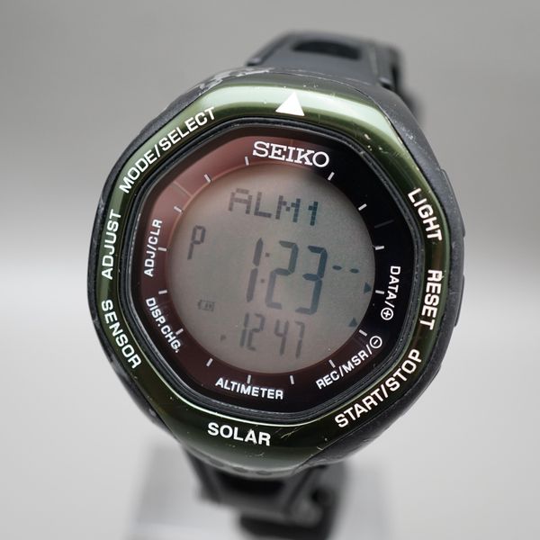 [WTS] Seiko Prospex SBEB005 S822 Green Digital Alpinist Solar Climbers ...