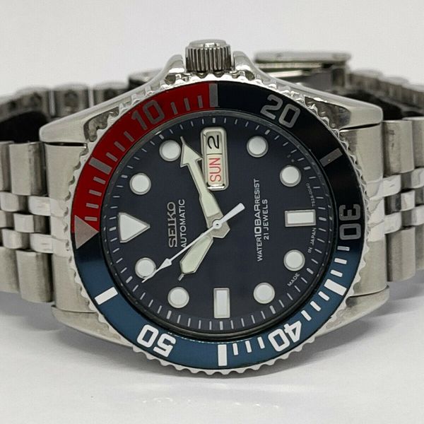 SEIKO DIVER 7S26-0040 SKX033J SUBMARINER 10 BAR AUTOMATIC MENS WATCH ...