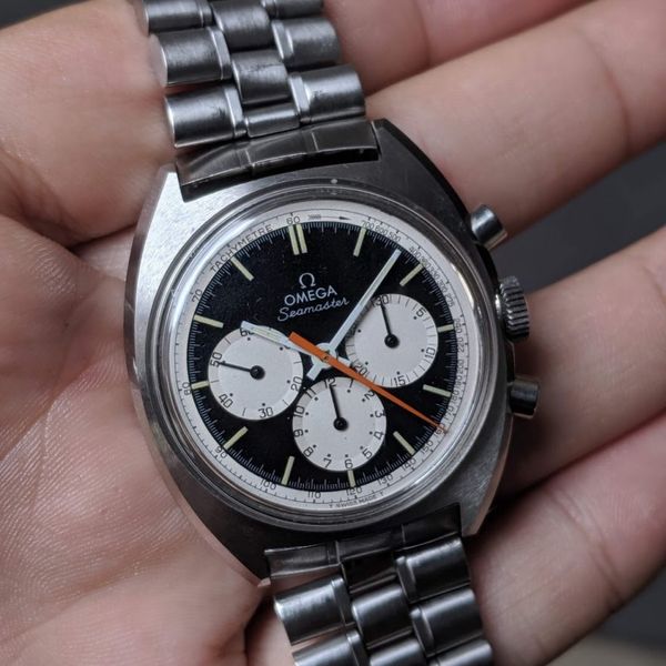 SOLD Omega Seamaster Chronograph with 861 Movement 145.016-68 Reverse ...