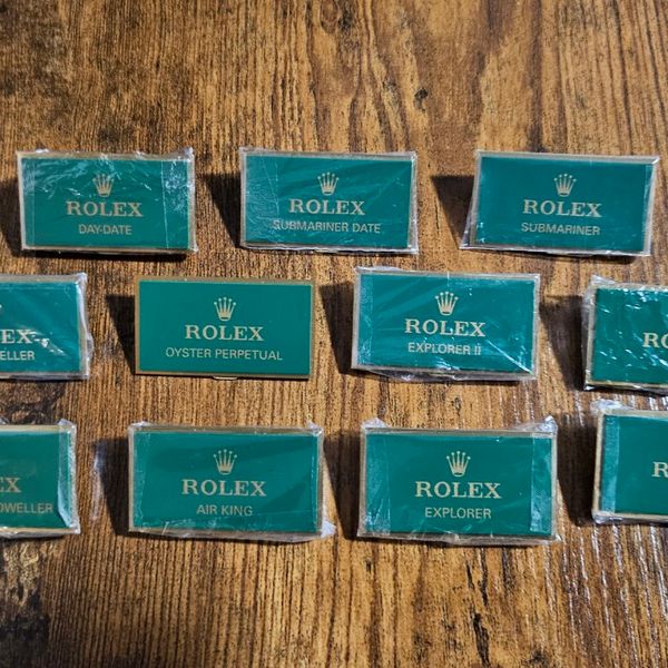 Rolex Display tags Accessories Collection | WatchCharts Marketplace