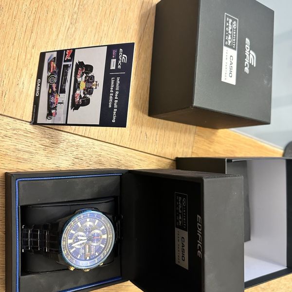 Infiniti Red Bull Racing Ediface Casio watch | WatchCharts Marketplace