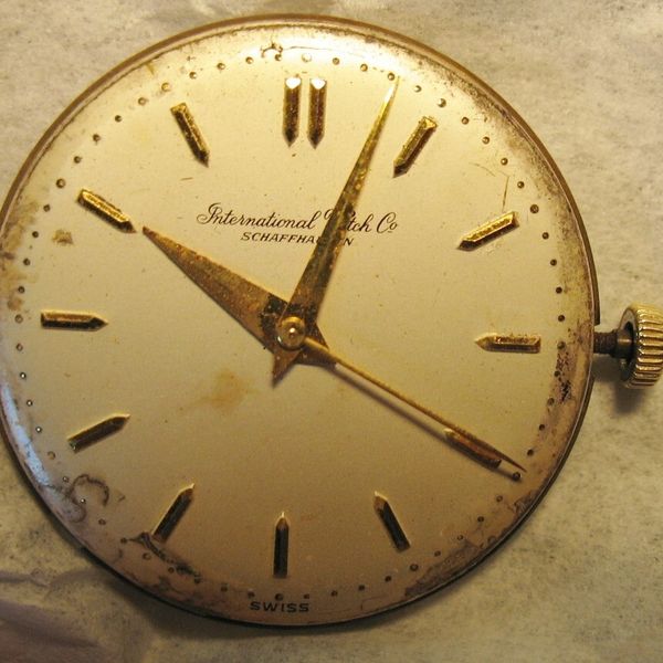 International Watch Co. IWC Caliber C.89 Wrist Watch Movement & Dial ...