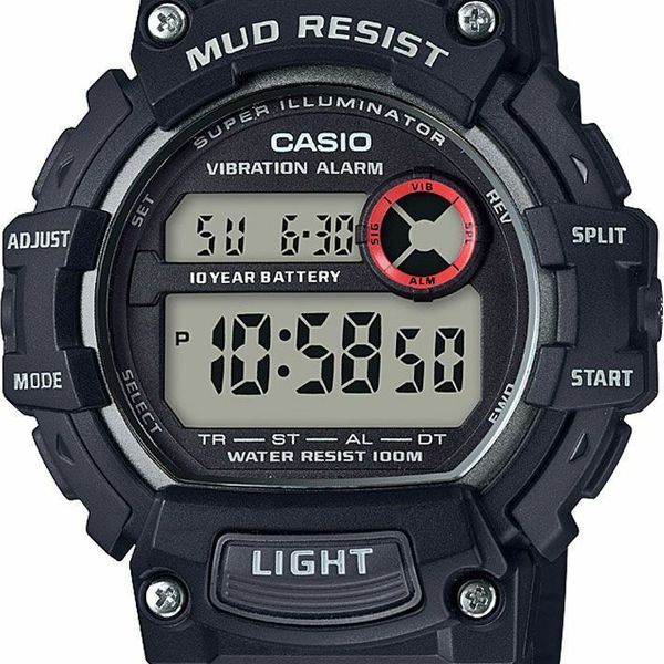 Casio TRT110H-1AV, Resin Watch, Illuminator, Countdown Timer, 10 Year ...