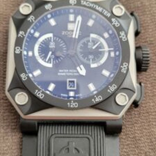 Zodiac ZMX Adventure Chrono Analog Display Swiss Quartz Diver Men's ...