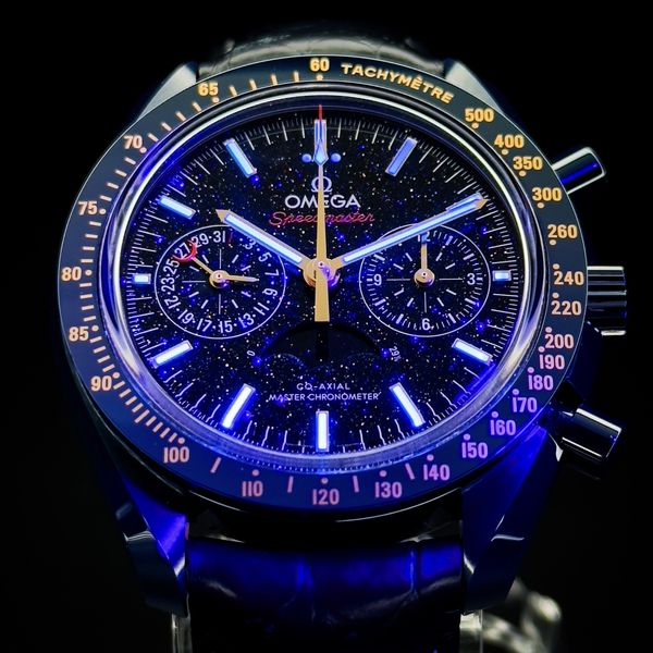 [WTS] 2024 Omega Speedmaster Moonphase Aventurine “Blue Side of the ...