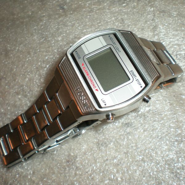 Fossil Men's JR-8855 300510 Retro Digital Watch Wristwatch ...