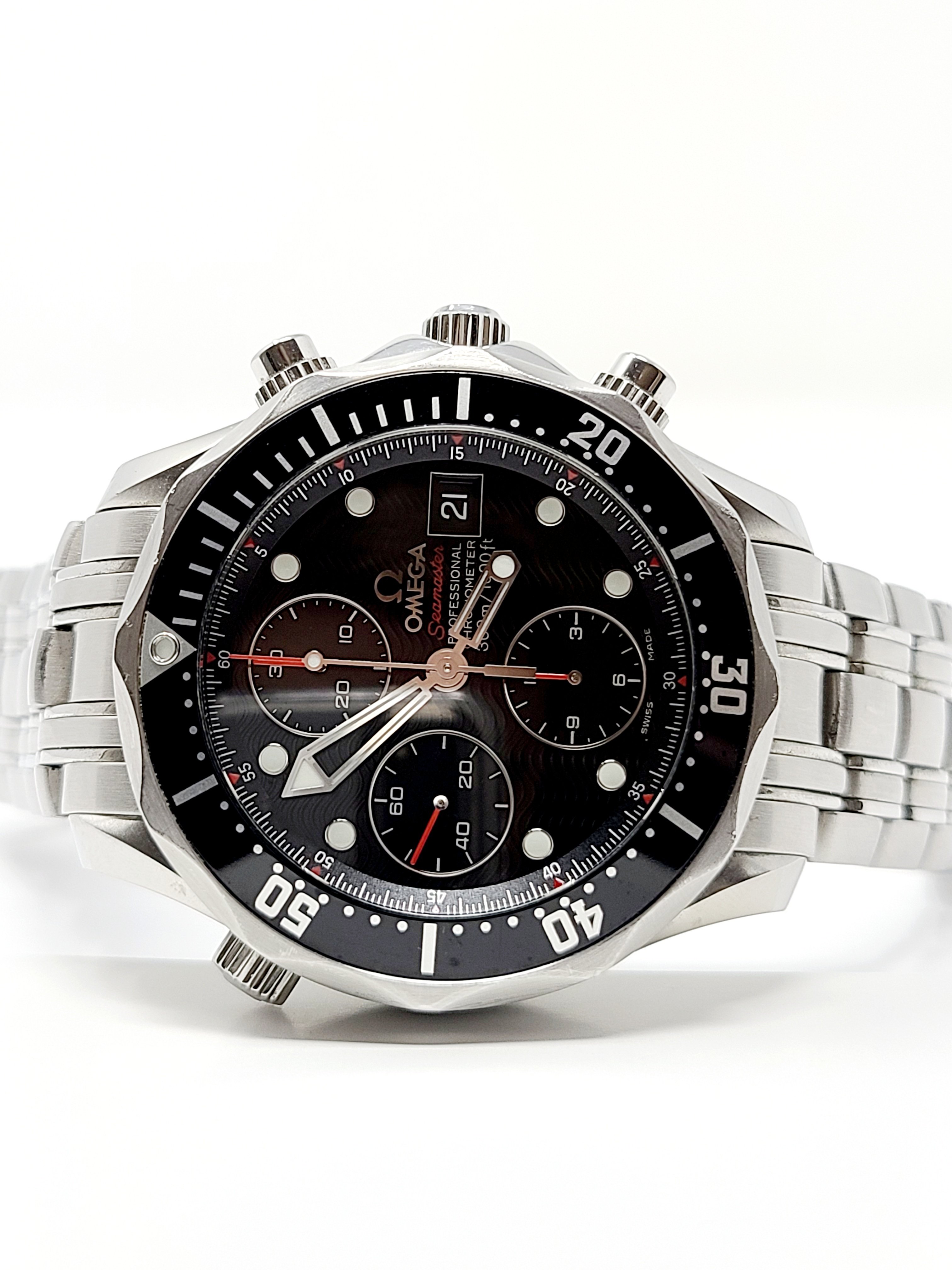 Omega Seamaster Chronograph Black Dial | WatchCharts