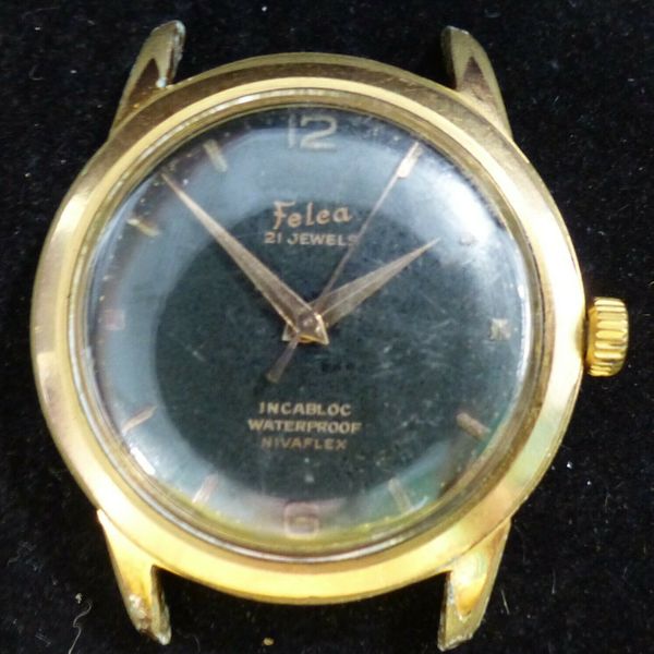 VINTAGE FELEA 21 JEWELS GOLD FILLED WIND-UP MEN'S WATCH | WatchCharts