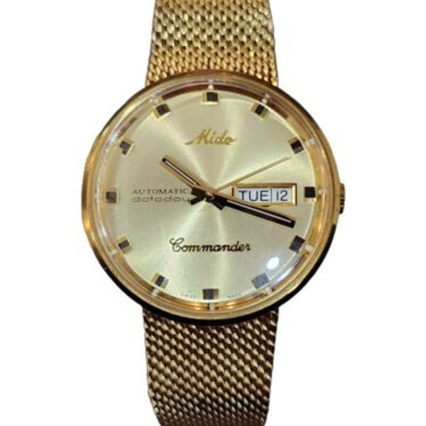 Mido Automatic DateToday Commander Swiss Watch Stainless Steel 50m ...