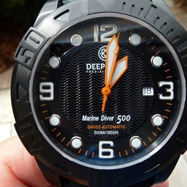 Rare Deep Blue Marine Diver 500 1st production PVD | WatchCharts ...