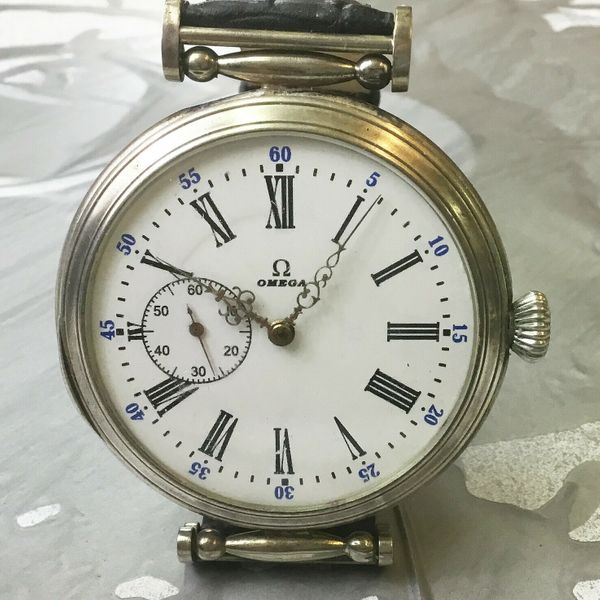 BEAUTIFUL 1920's OMEGA ROMAN NUMERAL GRAND PRIX PARIS 1900 AWARD WATCH ...