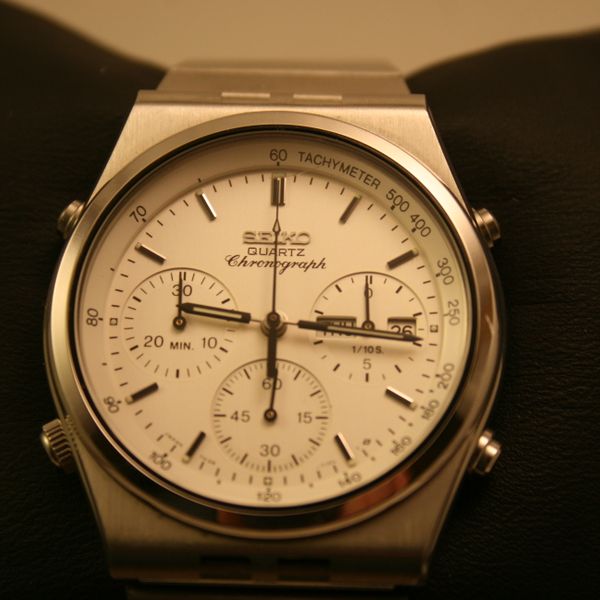 [WTS] Seiko 7A38 white dial sport chronograph | WatchCharts Marketplace