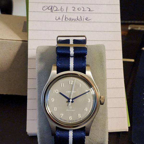 [WTS] Merci x Hodinkee LMM-H01 with Extra Straps | WatchCharts