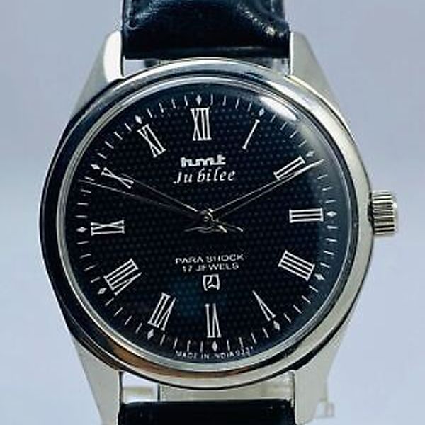 Rare Vintage Hmt Jubilee Dial Hand Winding Men's Watch FHF Movement ...