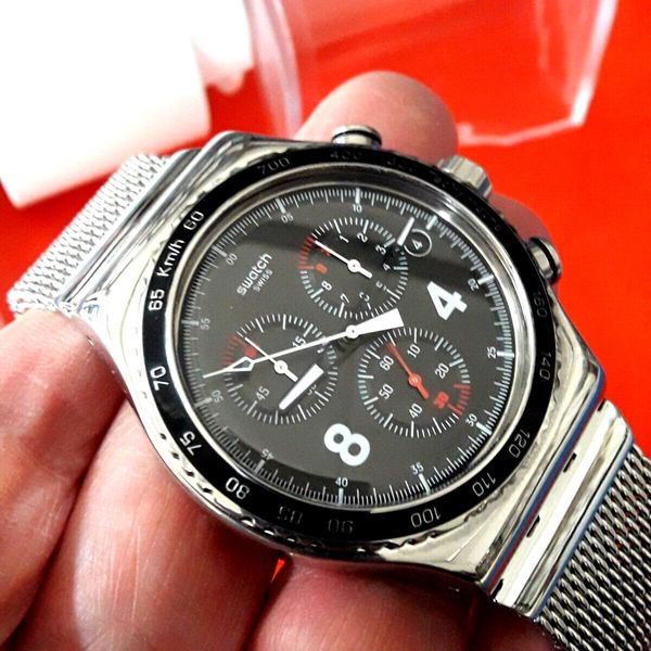 â â BELLISSIMO PARI AL NUOVO CRONO SWATCH IRONY-REF.IVS401G SWISS MADE ...