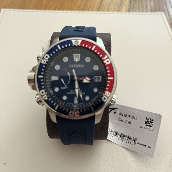 Citizen Promaster Aqualand 46mm Silver Stainless Steel Case, Blue ...